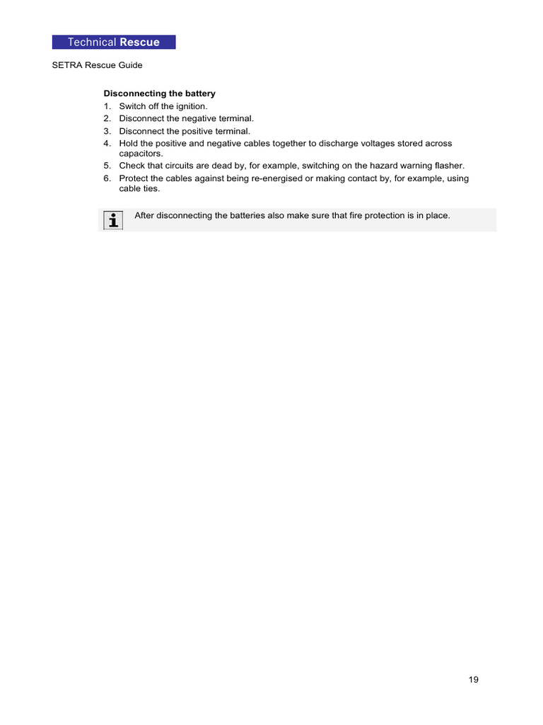 SETRA Resque Guide - Cut - Split - 20 | PDF
