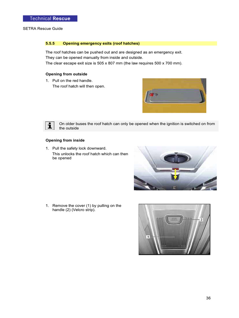 SETRA Resque Guide - Cut - Split - 37 | PDF