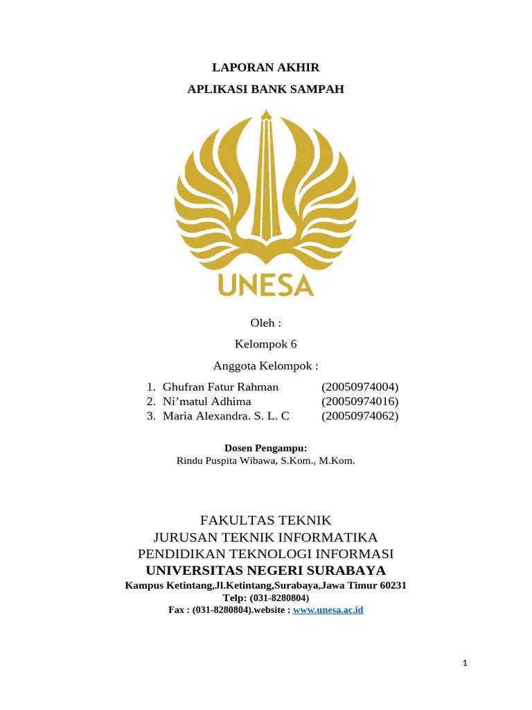 Contoh Laporan | PDF