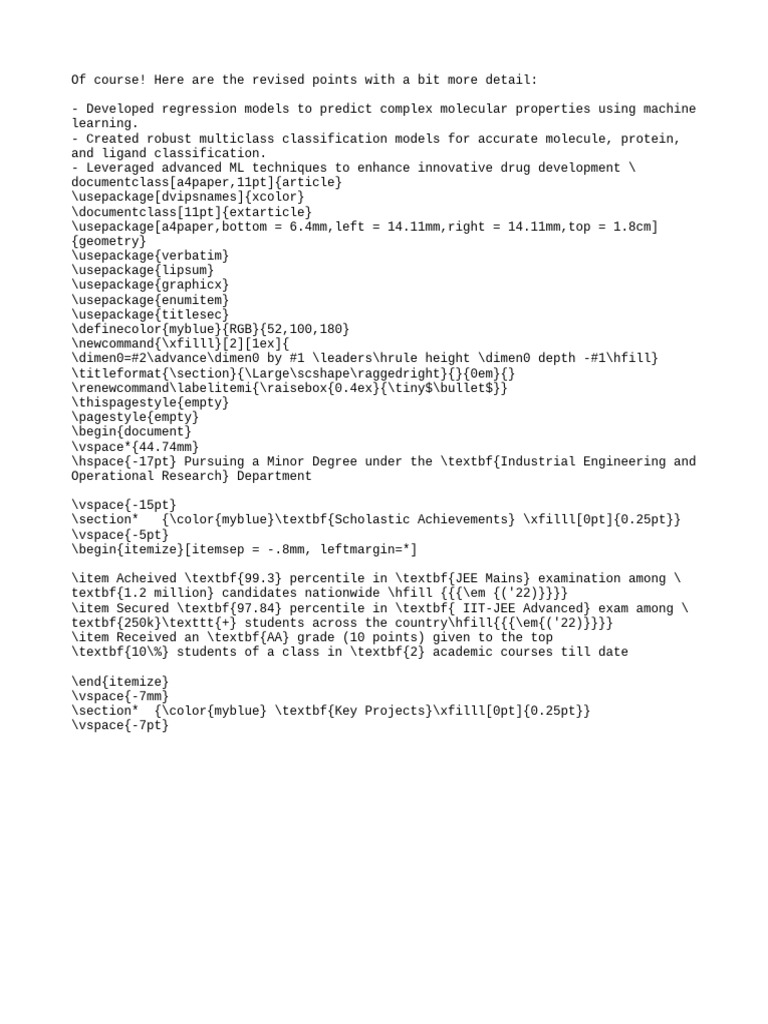 Of Course! Here Are The Revised Poi | PDF | Machine Learning