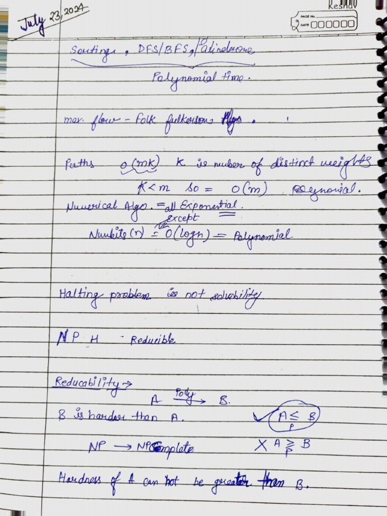 Advanced Algorithm | PDF