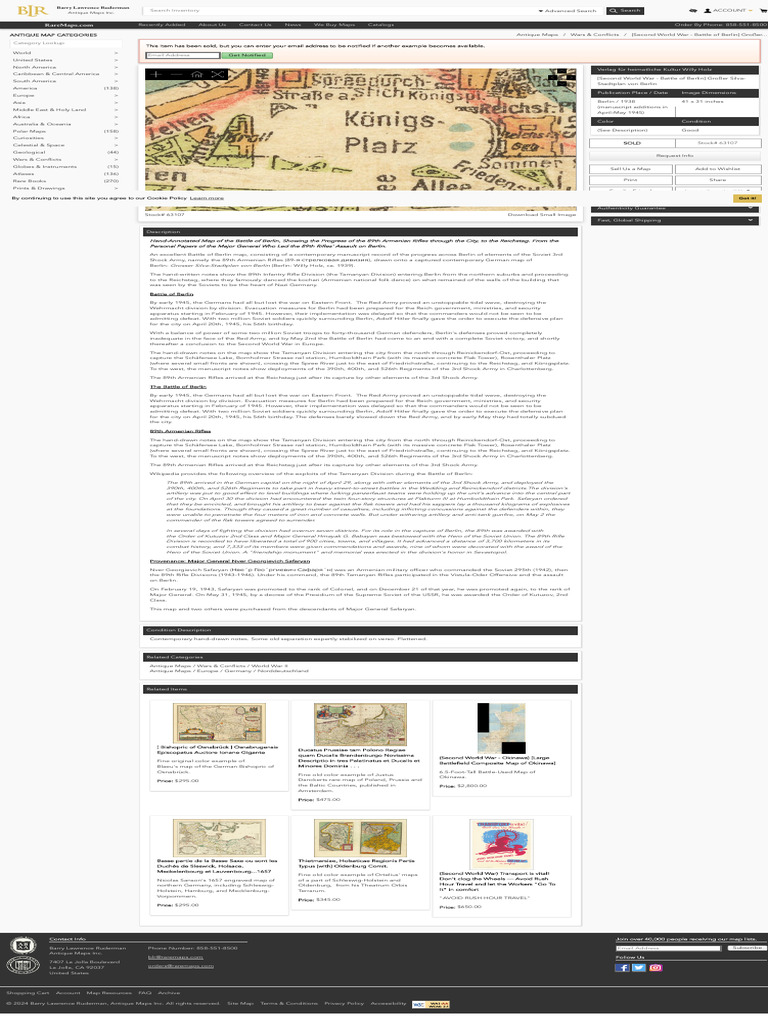 Hand-Annotated Battle of Berlin Map | PDF | Military | Military Science