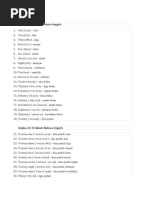 Angka Dari 1 Hingga 200 Dengan Huruf | PDF