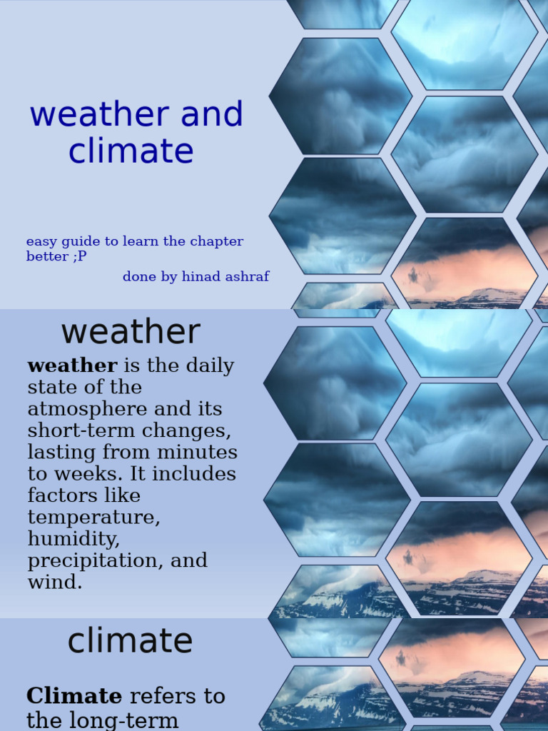 weather and climate | PDF | Precipitation | Atmosphere Of Earth