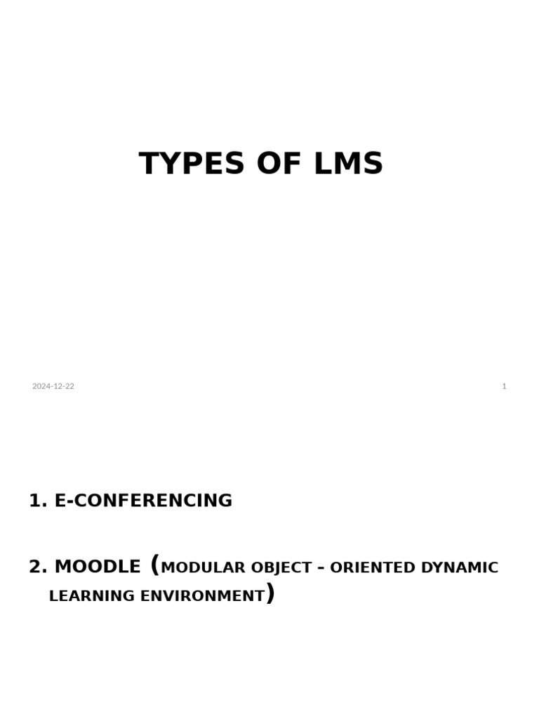 Ict2 Lecture 8 Lms Learning Platforms | PDF | Educational Technology ...