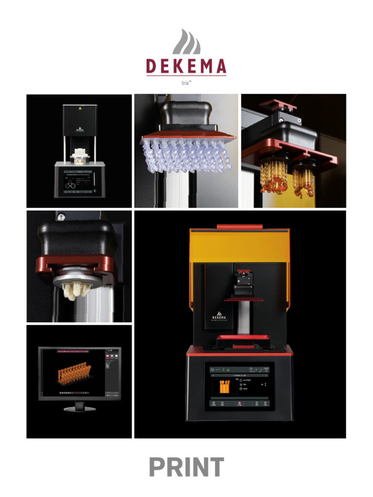 DEKEMA trix™print2 3D Printer Overview | PDF | 3 D Printing | Computer ...