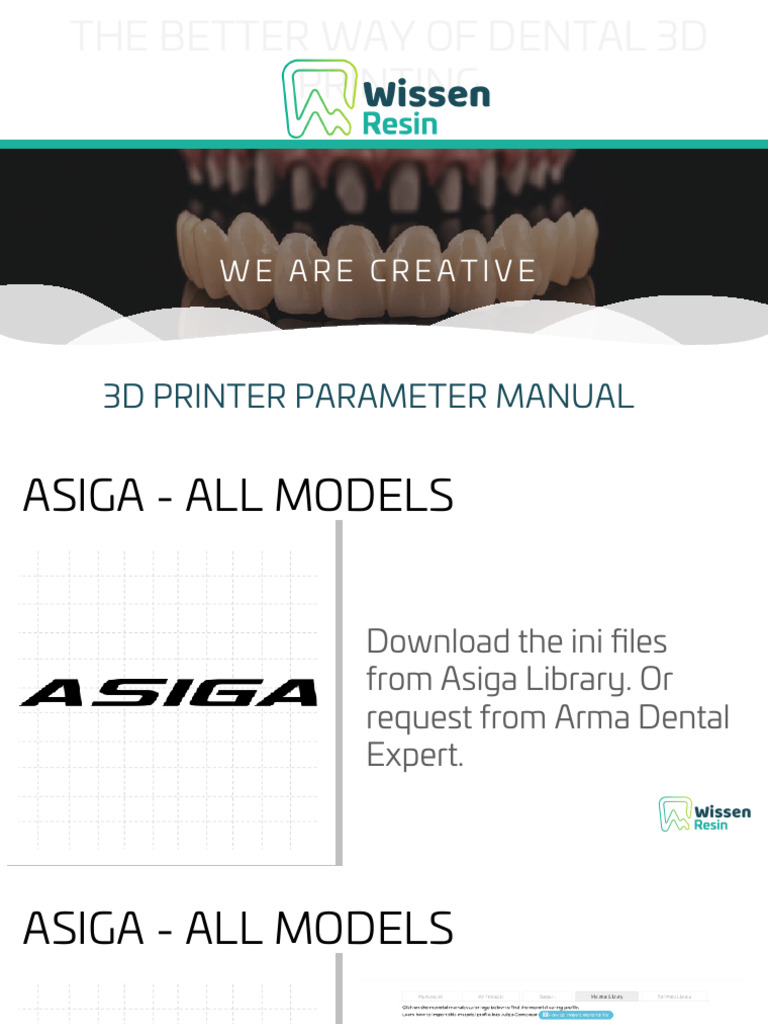 WissenResin Printer Parameter Manual Eng PDF | PDF | Shutter Speed