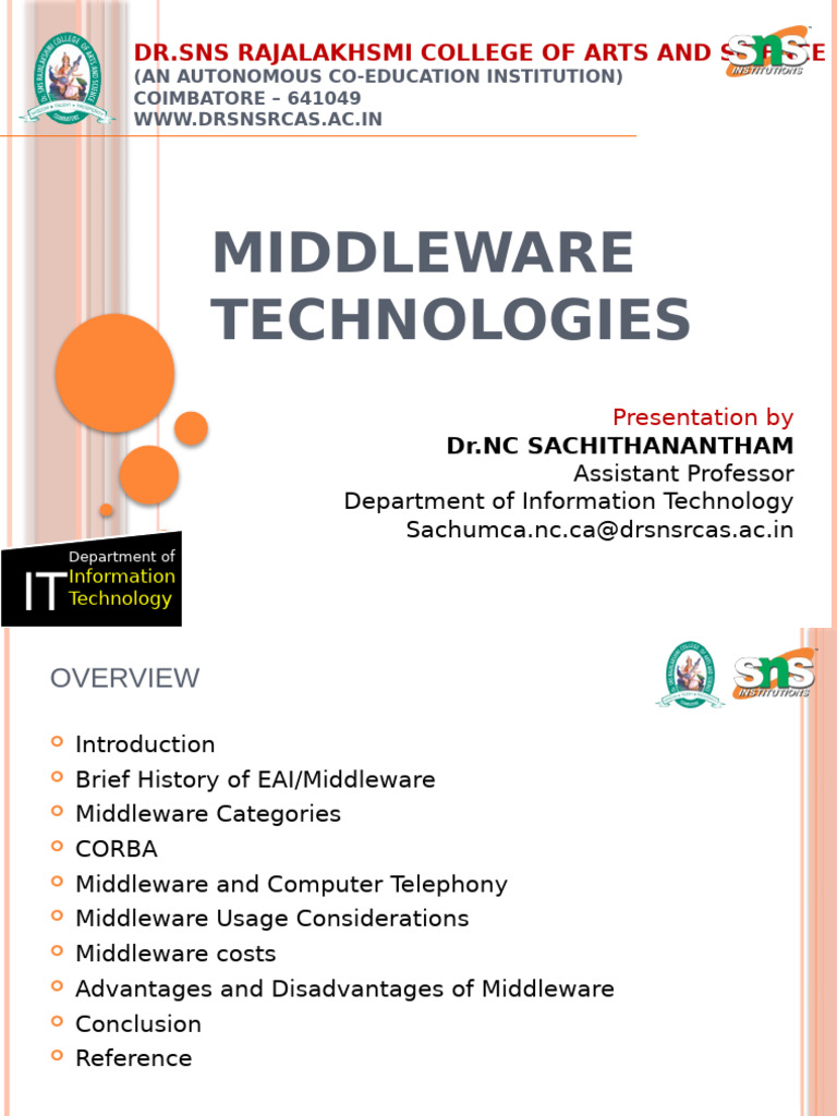8. Middleware Technologies ppt 42 | PDF | Enterprise Resource Planning | User Interface