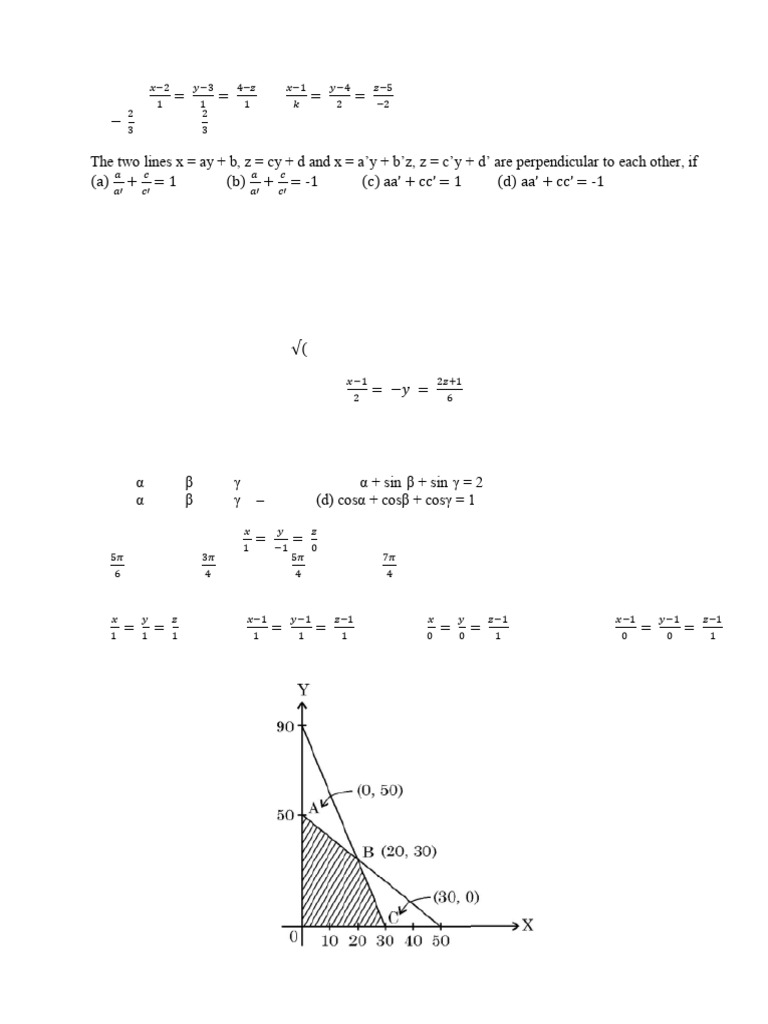 3D & LPP | PDF | Line (Geometry) | Mathematical Optimization