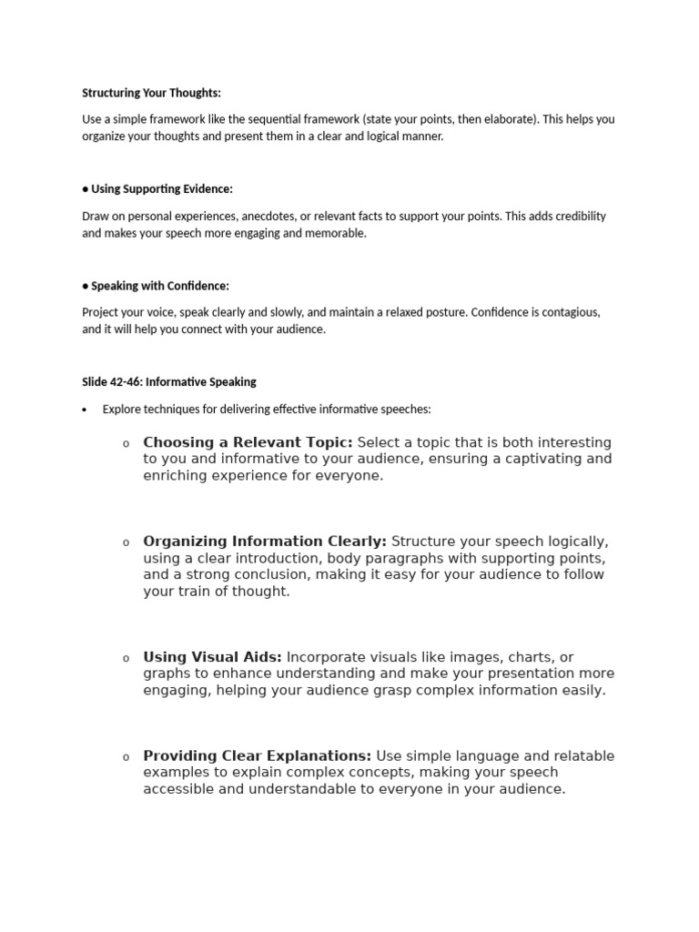 Structuring Your Thoughts | PDF | Thought | Argument