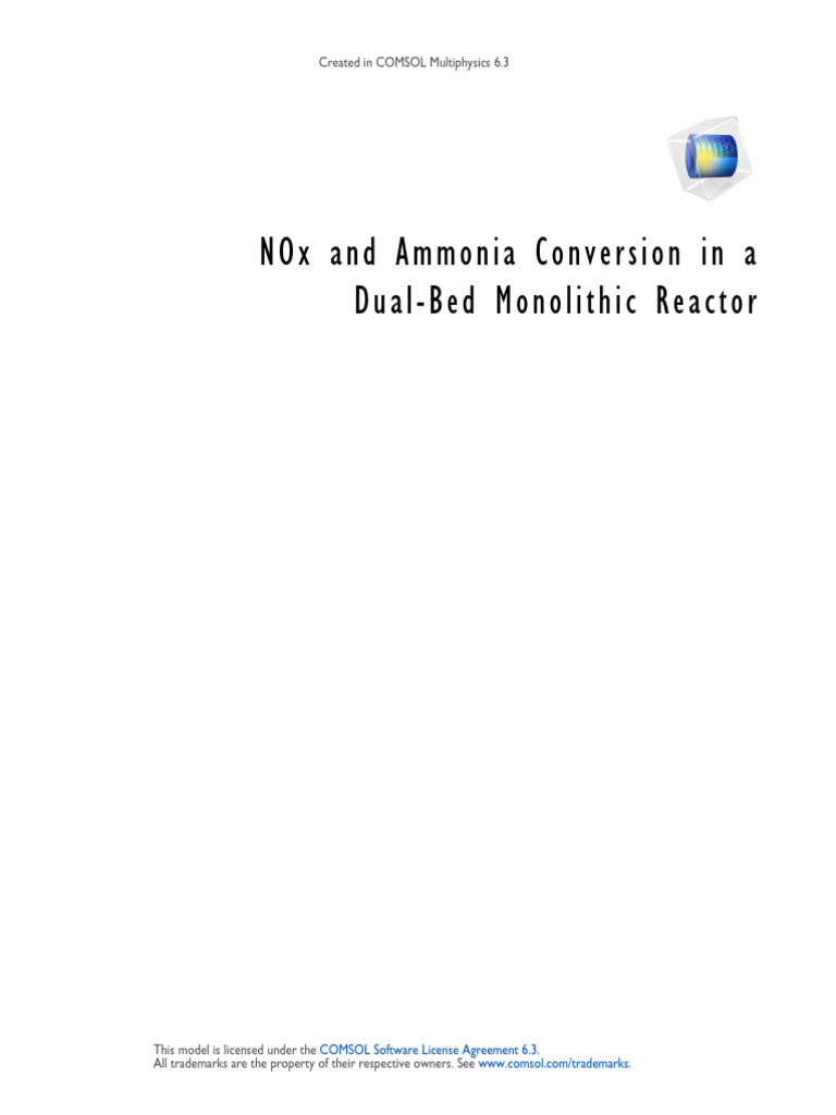 Models - Chem.monolith Reactor | PDF | Chemical Reactor | Transport ...