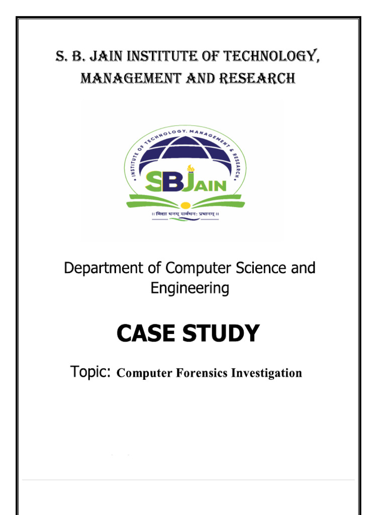 Computer Forensics Case Study | PDF