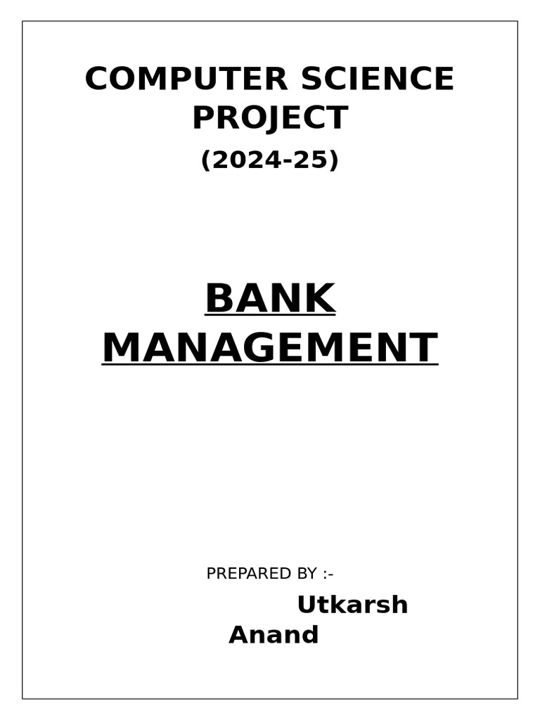 Computer Project Printout | PDF | Databases | Computer Hardware