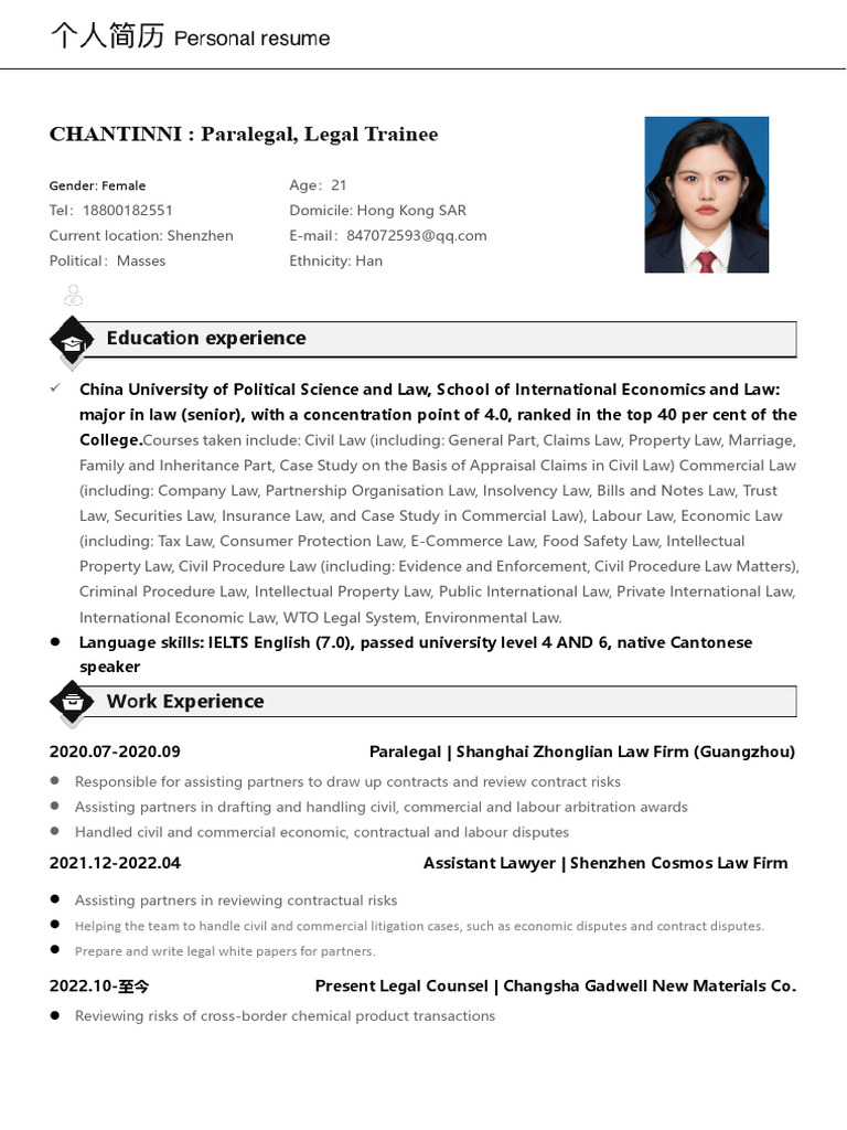 English CV | PDF