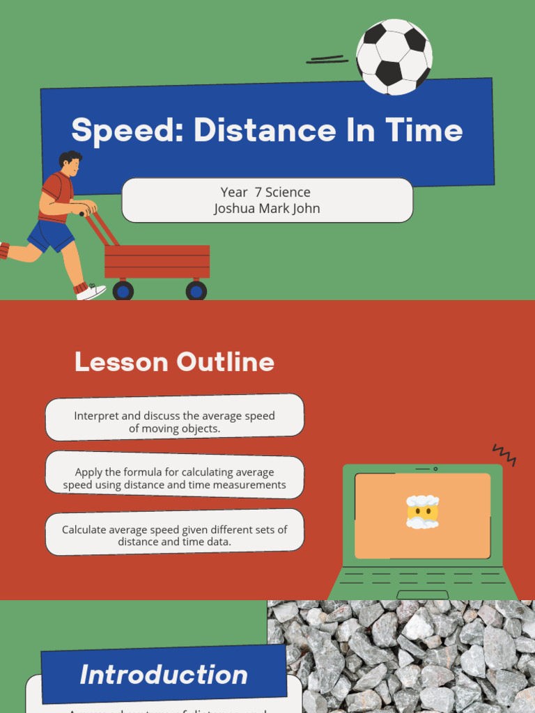 L6 Speed: Distance in Time | PDF | Speed | Quantity