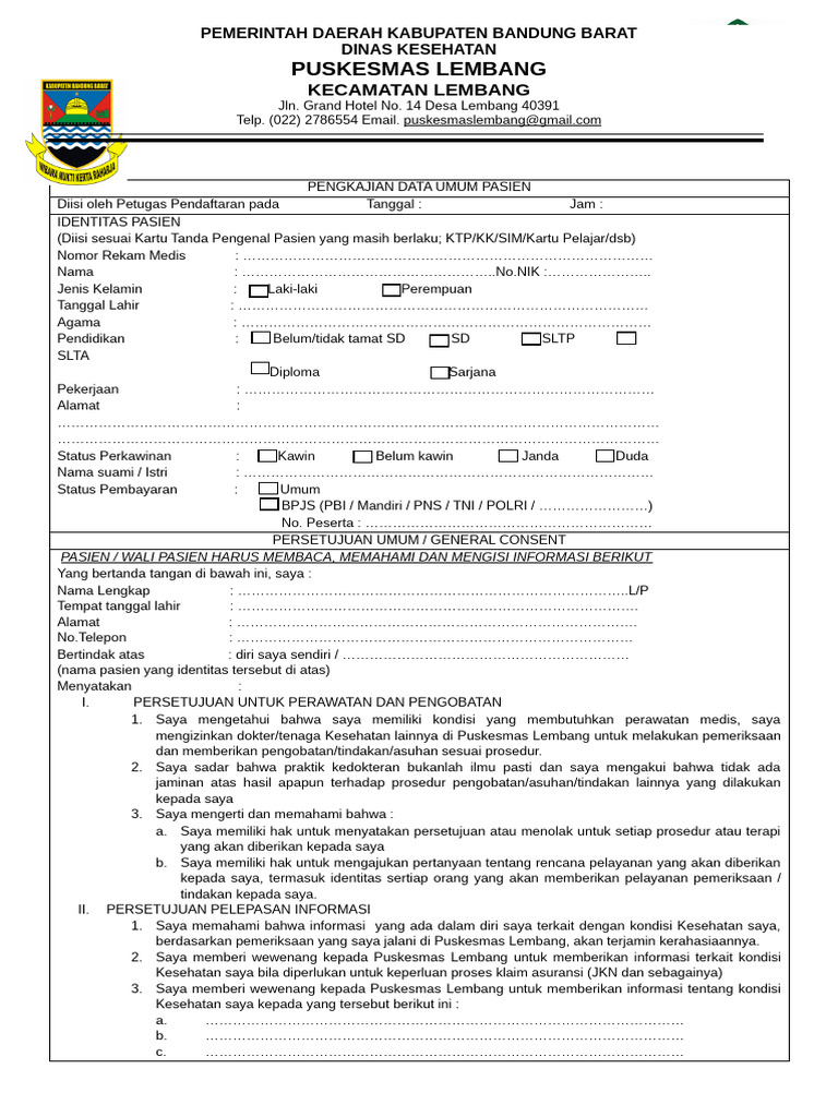 Form General Consent 2 | PDF