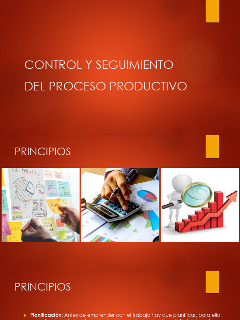 Tema 3 Control y Seguimiento Del Proceso Productivo | PDF | Indicador de rendimiento | Economias