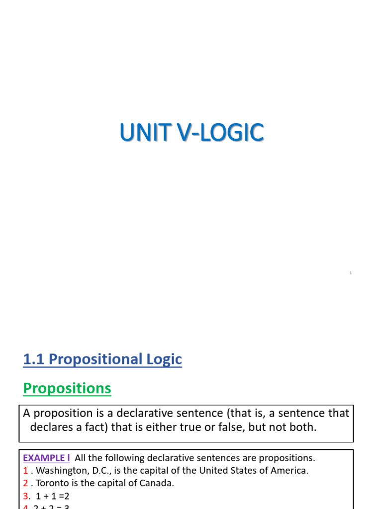 Unit V - Logic | PDF | Logical Consequence | Argument