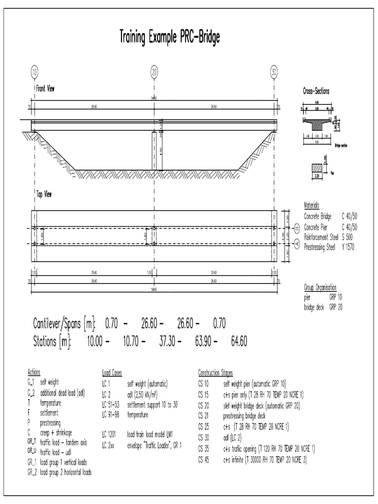 PTC-Bridge Drawing English | PDF