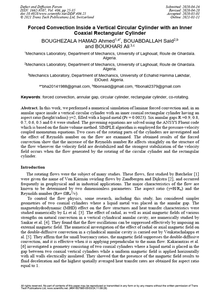 978-3-0357-3736-3_25 | PDF | Reynolds Number | Convection