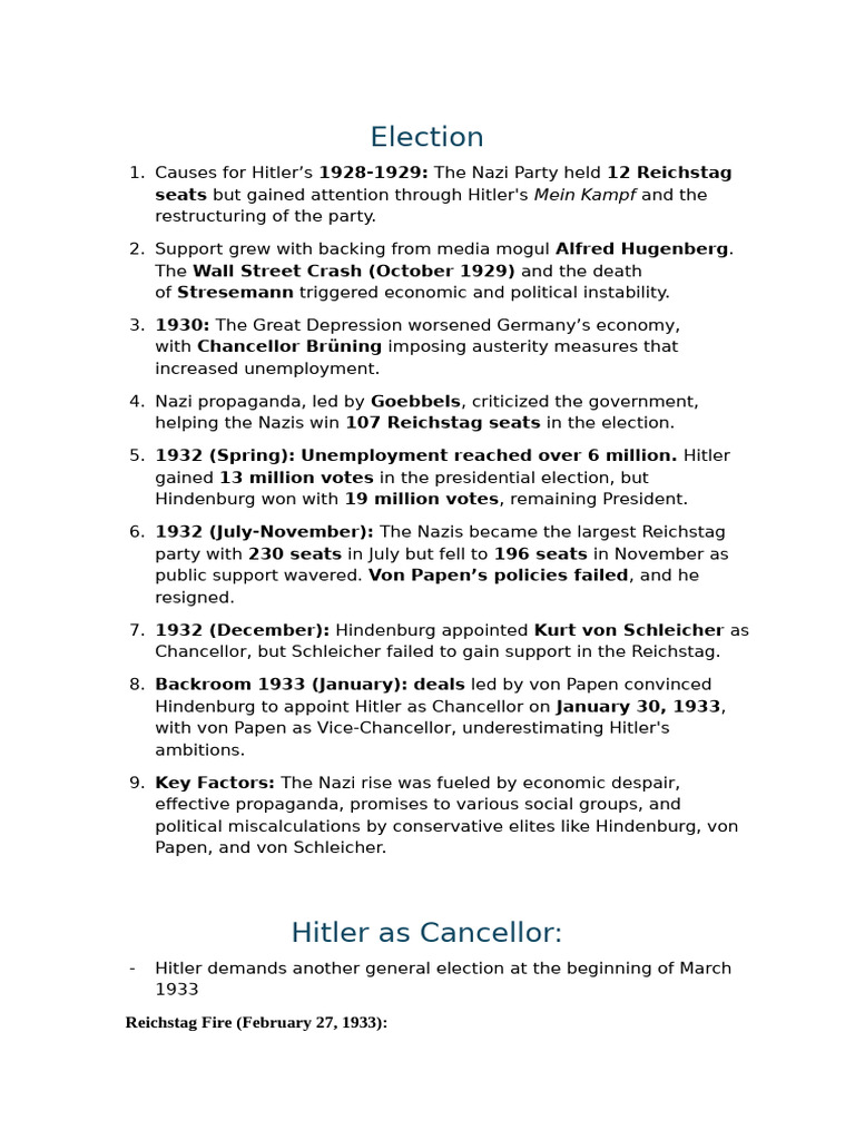 Nazi Rise: Propaganda & Power | PDF | Nazi Germany | Adolf Hitler