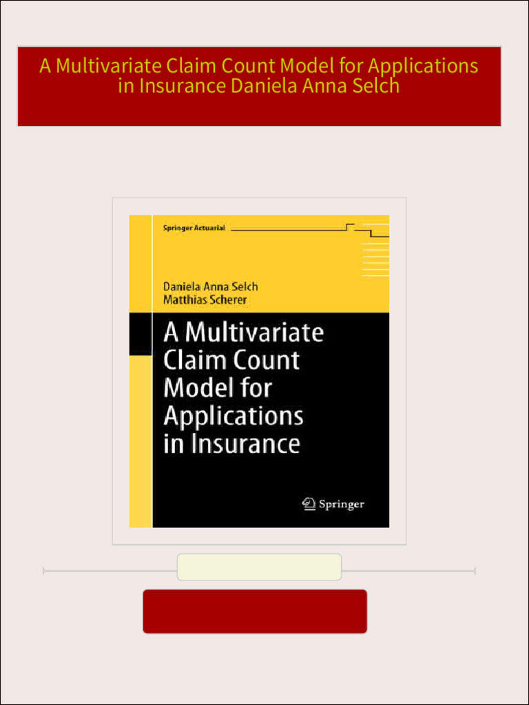 Instant Access to A Multivariate Claim Count Model for Applications in ... Instant Access to A Multivariate Claim Count Model for Applications in ...