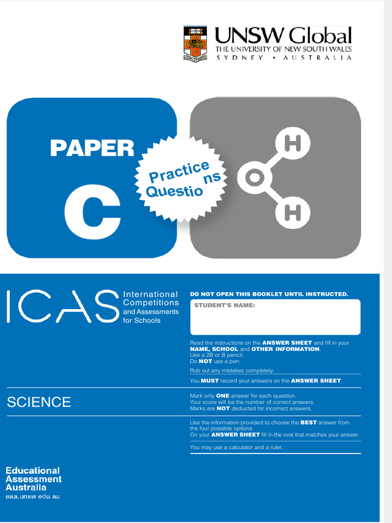 Icas Science Paper c Compress | PDF | Liquids | Impact Crater