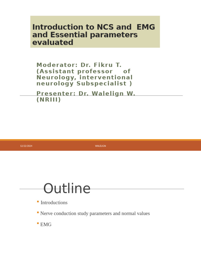 wale Ncs emg | PDF | Electromyography | Human Anatomy