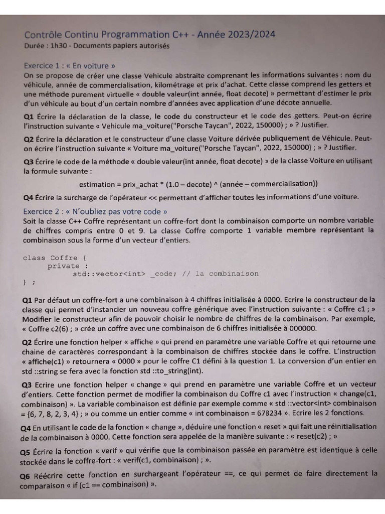 29-11-2023 C++ CC1 | PDF