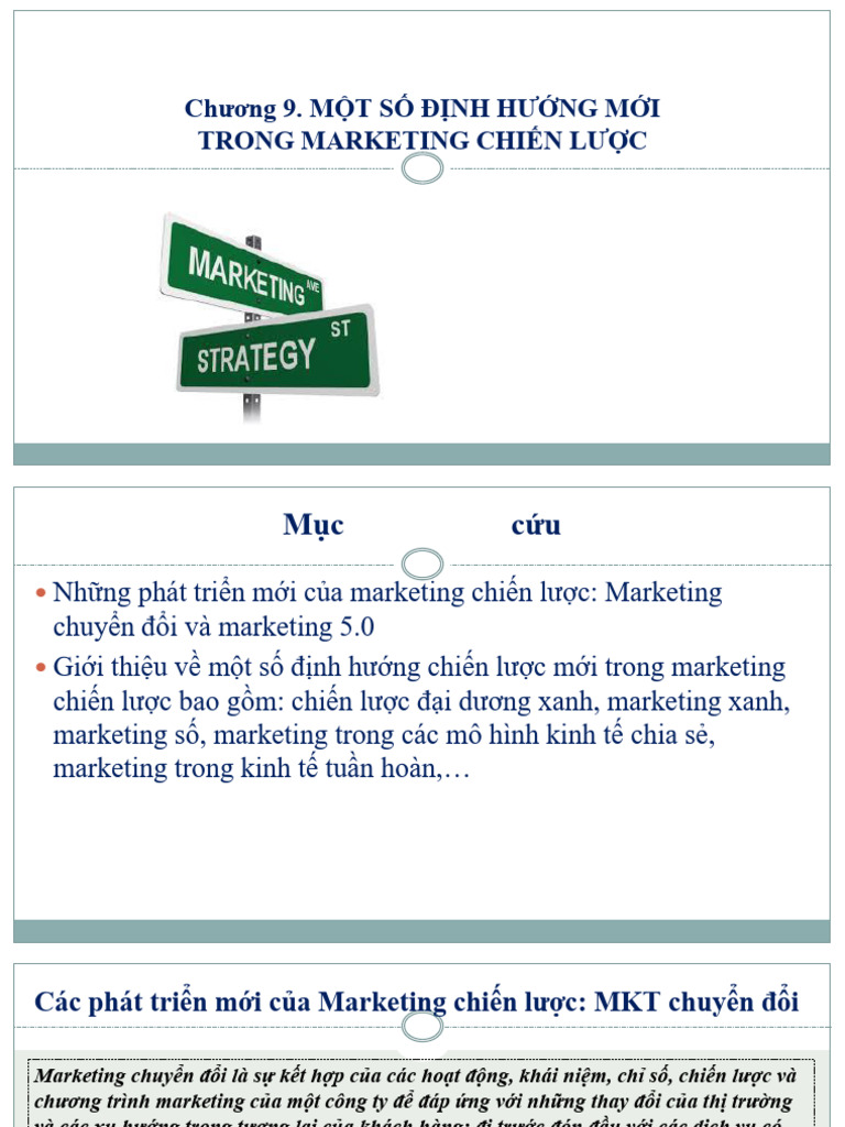 9. Marketing Chiến lược C9-2024 | PDF