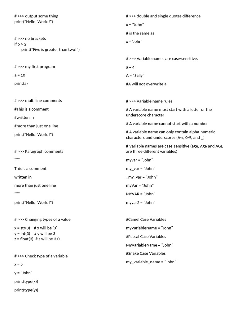 Lecture 1 Notes 1 Pdf Variable Computer Science Computing