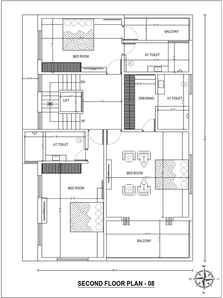 Second Floor Plan Layout Details | PDF