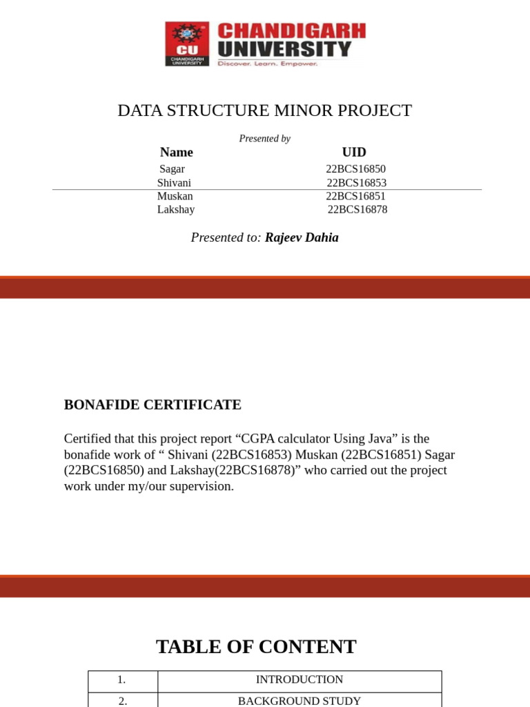 Cgpa - Calculator - Case Study | PDF | Usability | Algorithms