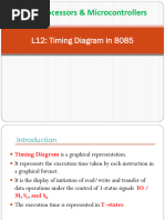 Timing Diagram 8085 | PDF | Central Processing Unit | Input/Output