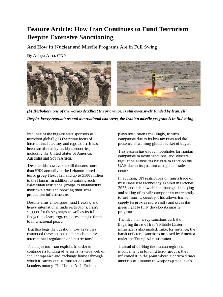 Feature Article 2 | PDF | Iran | Hezbollah