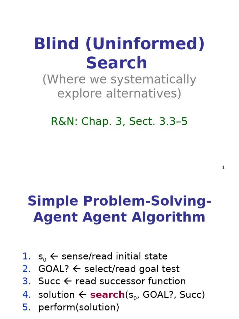 C Blind Search Pdf Algorithms And Data Structures Algorithms 0885
