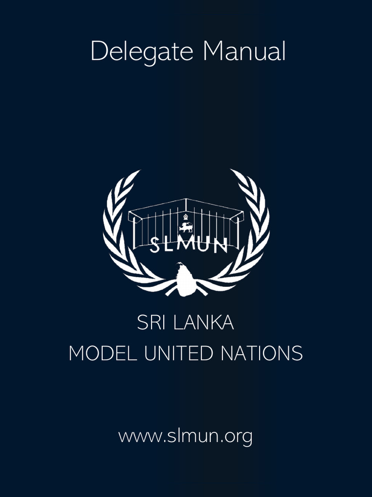 SLMUN-Delegate-Manual-2018 | PDF | United Nations | International Relations