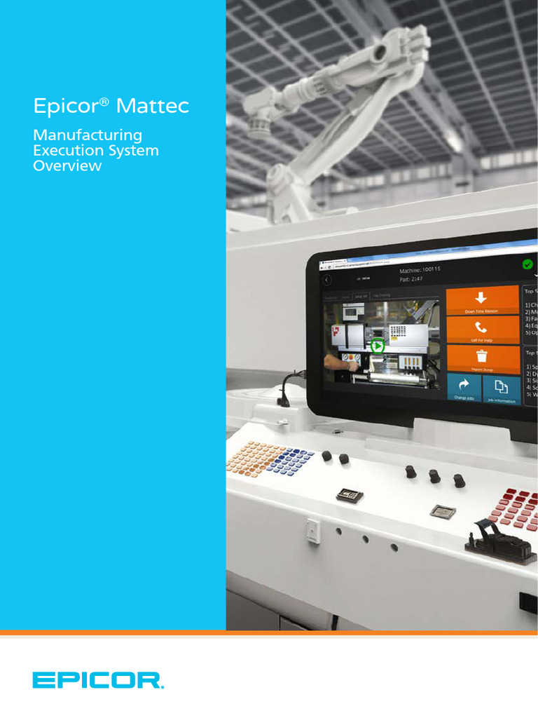 Epicor Mattec Overview Brochure BR ENS | PDF | Automation ...