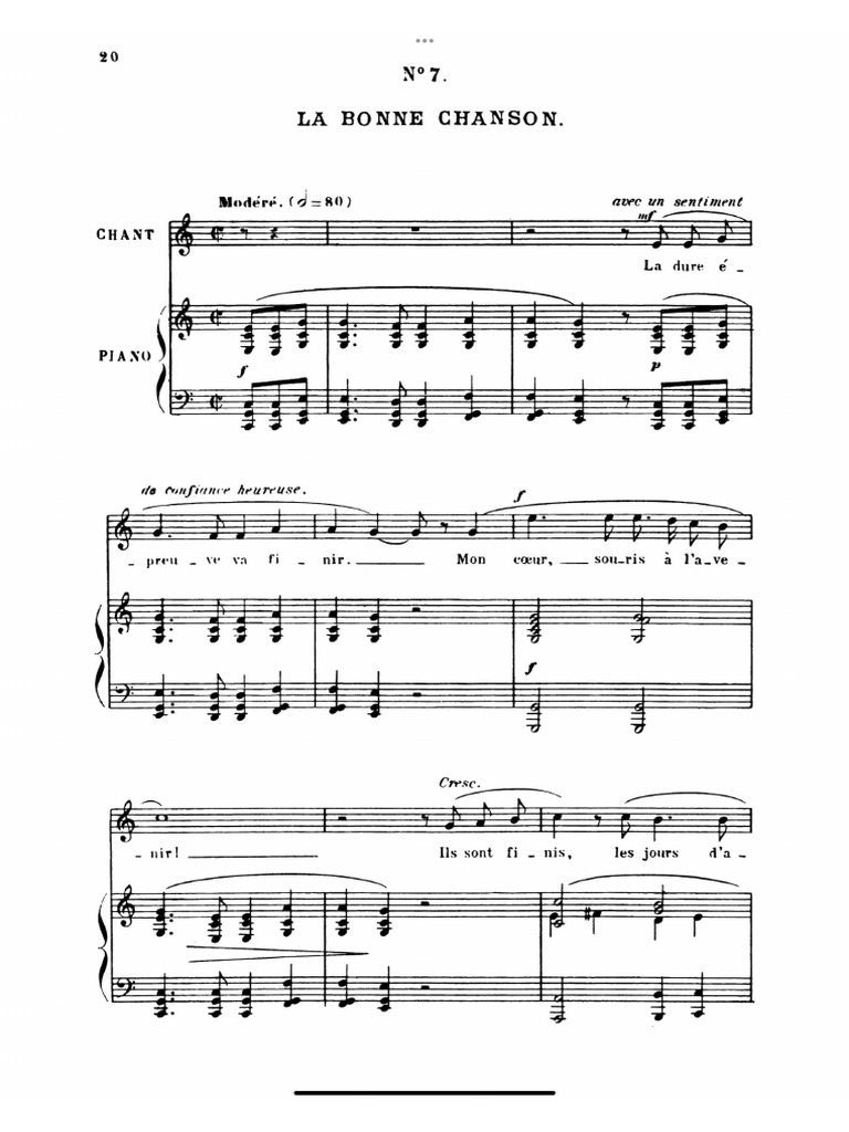 25.La Bonne Chanson | PDF