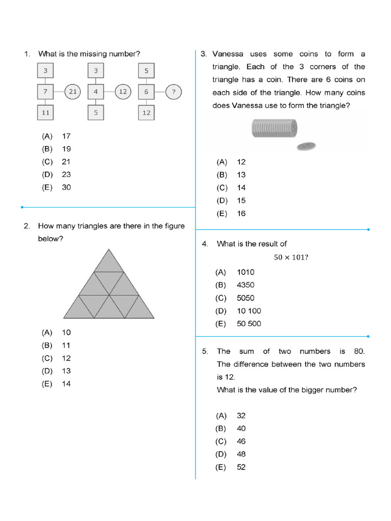 Sample Papers 595059362-Seamo-x-paper-A Sample Papers | PDF