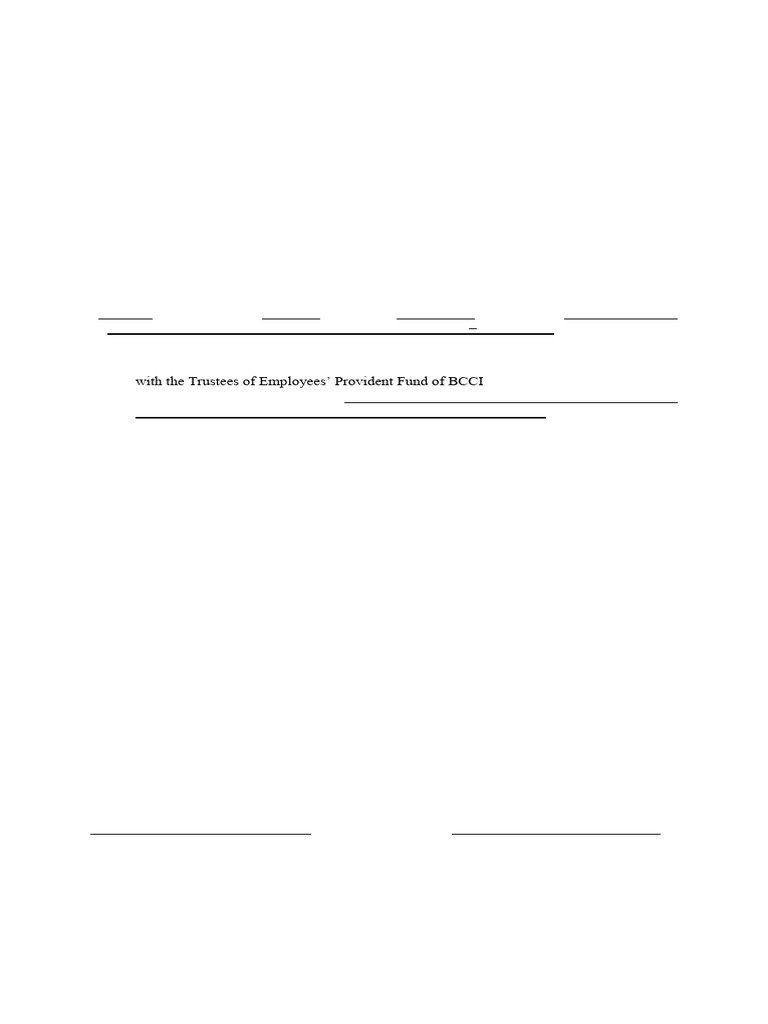 Provident Fund Withdrawal Affidavit Sample | PDF