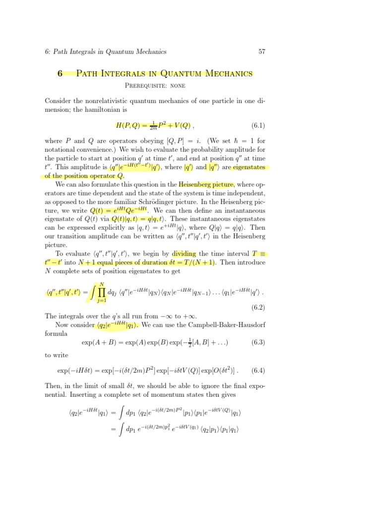 Section 6 7 8 Pdf Physics Theoretical Physics