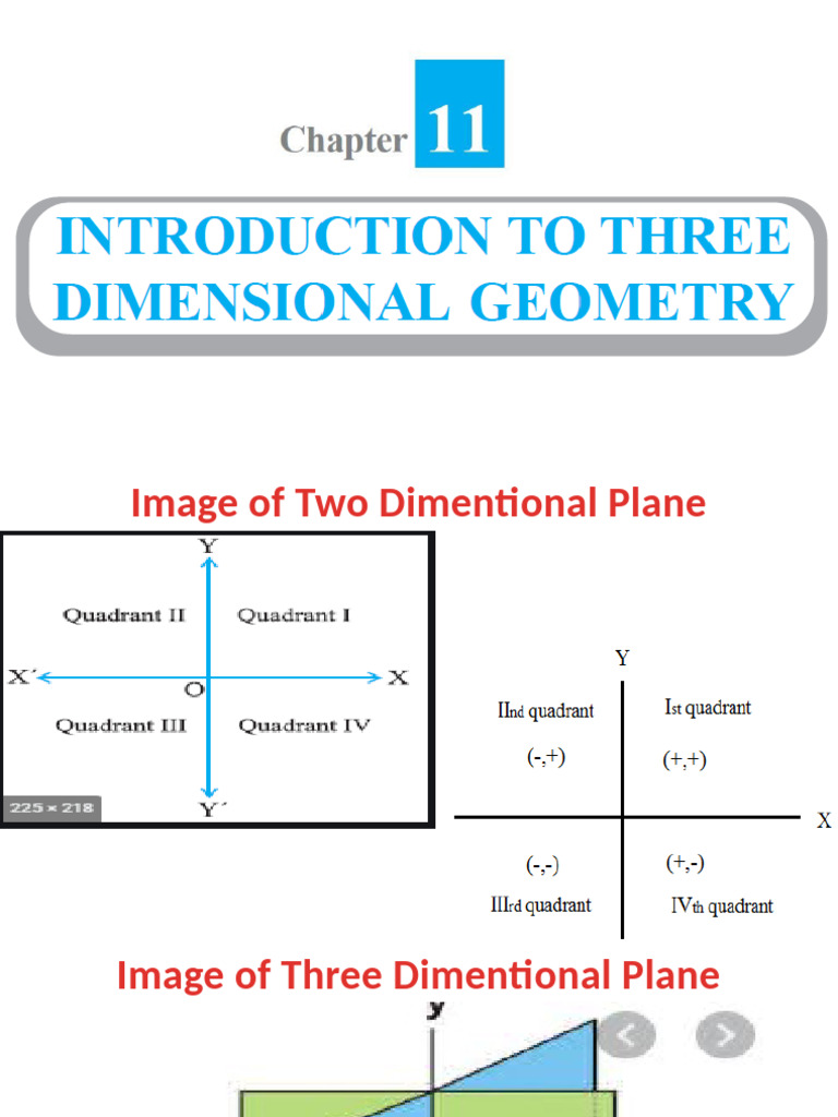 PPT on Introduction to Three Dimentional | PDF