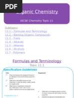 IGCSE 0620 Organic Chemistry Complete Notes | PDF