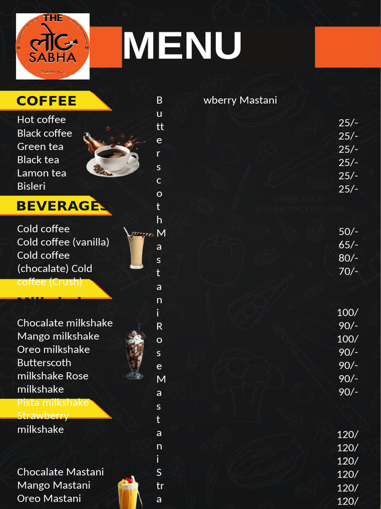 RIT menu pdf (1) | PDF | Pizza | Sandwich