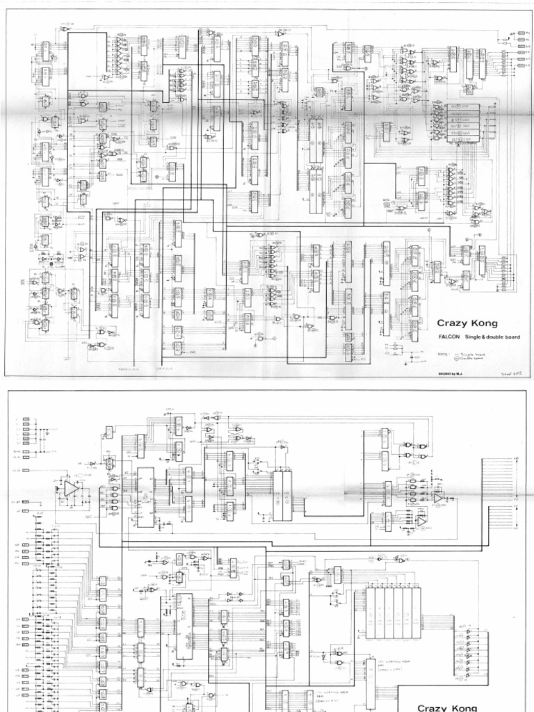 Crazy Kong (Falcon) Schematics | PDF