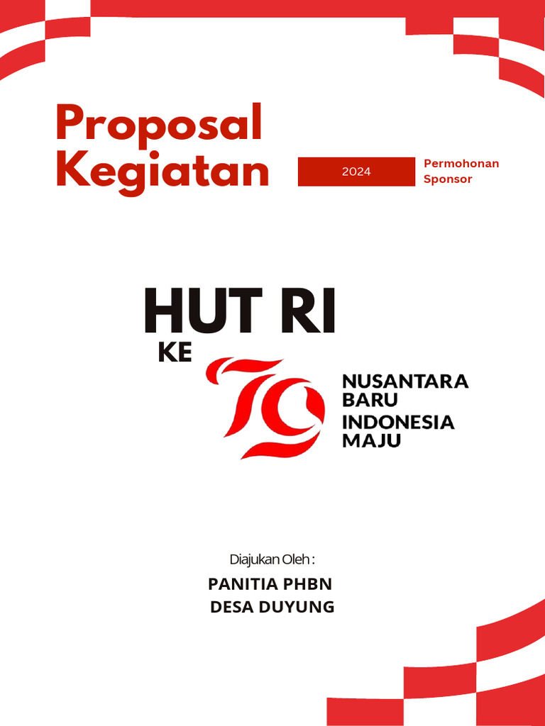 Proposal Kegiatan HUT RI | PDF