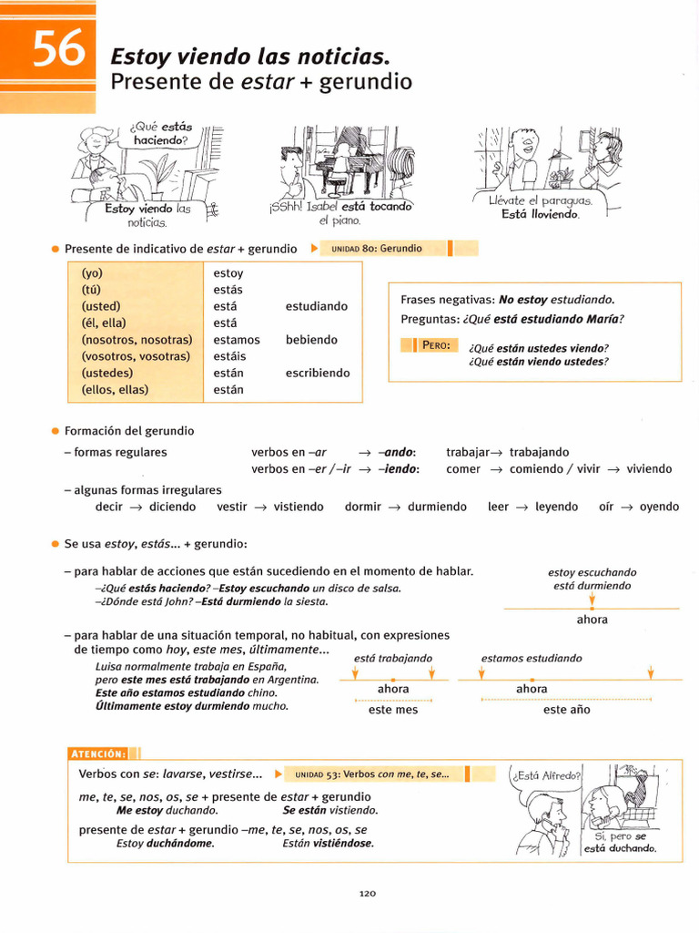 Uso del gerundio en español | PDF | Verbo
