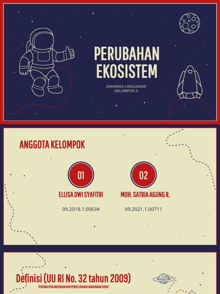 Presentasi Perubahan Ekosistem Kelompok 2 Pdf