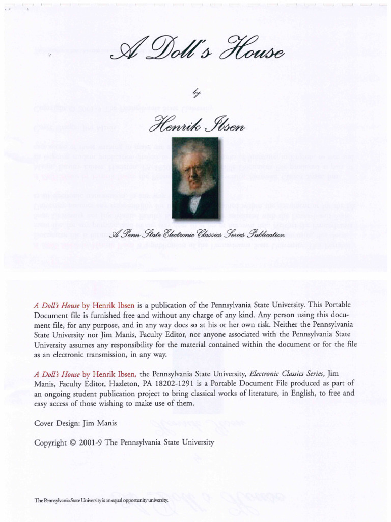 A Doll's House Script | PDF